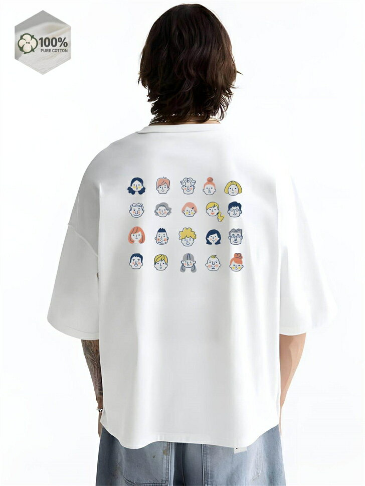 商品情報素材/材質コットン100％サイズ/寸法半袖Tシャツ サイズ表 / SIZE TABLE【サイズ】Sバスト：48cm／着丈：65cm／袖丈：20cm／肩幅：47cm身長目安：155〜160cm／体重目安：90〜100【サイズ】Mバスト...