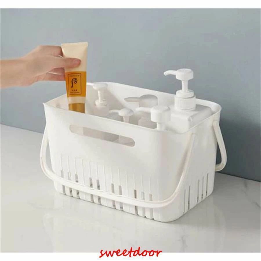 ??【メイン素材】PP 化粧品、歯ブラシ、洗面用具、クリーム、お風呂用具などをまとめてすっぽり収納できます。??【取っ手付き】厚みのあるハンドルは、便利な使用のために十分に負荷に耐える必要があります。 環境に優しいPP材料、無臭、入るからほ...