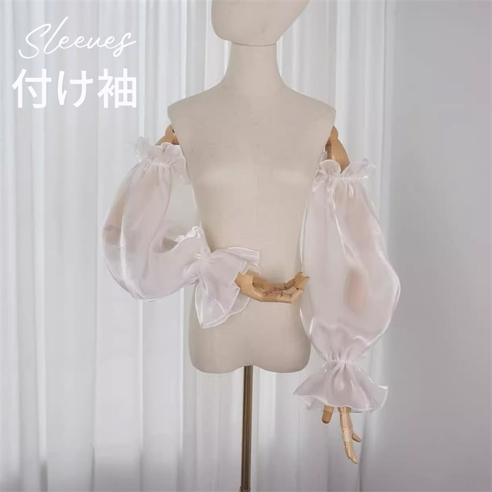 類似商品はこちら ＊.*꙳付け袖 シアー チュール スタンドネック 一体3,980円付け袖 チュール ラメ シアー ボリューム袖 2,280円付け袖 チュール パール ロング ボリューム袖1,980円付け袖 リボン オーガンジ...