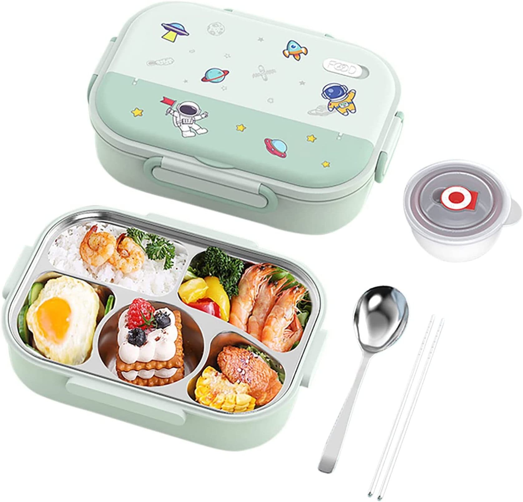 　　　 ◆◇◆売れている秘密◆◇◆ ★高品質の素材で、体にいい！: この弁当箱は316ステンレス鋼と食品級PP素材で作られております。316ステンレスは304ステンレスより価格が高いですが、より腐食に強くして、安全で、健康にいいです！無毒無...