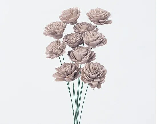材質：天然素材、 サイズ：花径4cm 入数　10本
