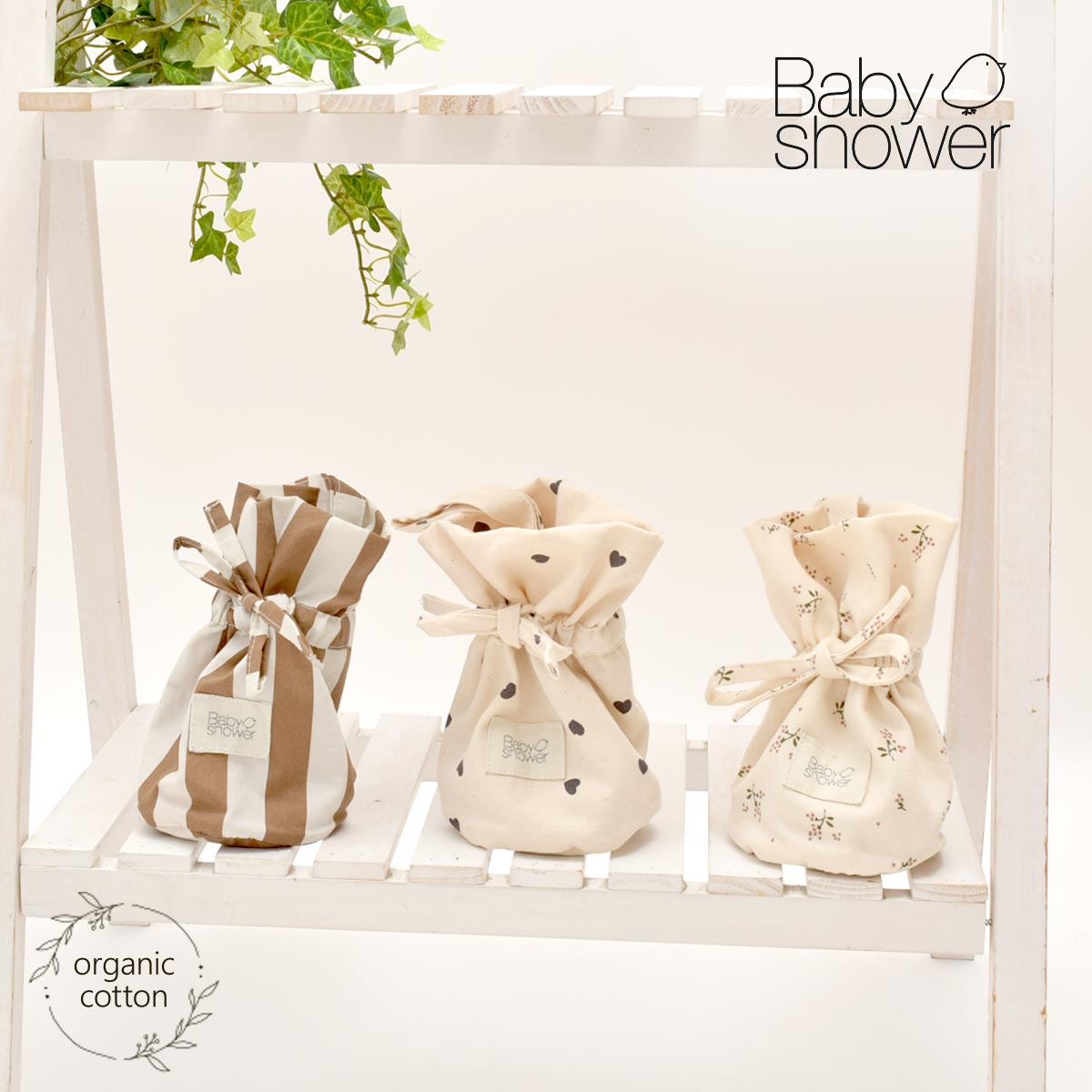 商品番号 / 型番：145-061 / DUPOCSAブランド名：Babyshower商品名：オーガニックコットン おしゃぶりポーチオーガニックコットンのギフトや出産祝いにご利用くださいオーガニックコットン おしゃぶりポーチ お出かけのおと...