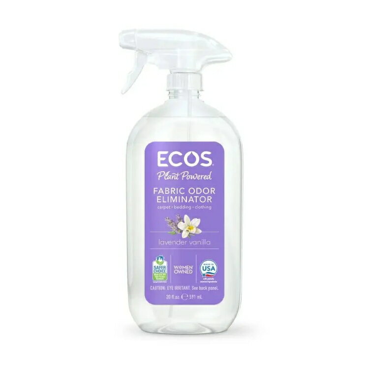 ラベンダーとバニラの落ち着いた香りで、衣類を爽やかで清潔な香りに仕上げます。植物由来成分をブレンドした消臭剤は、カーペットや衣類を爽やかにし、不快な臭いを除去します。