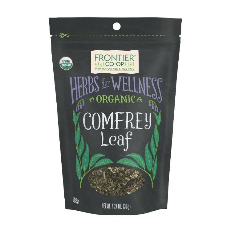 Frontier Co-opオーガニックコンフリーリーフ（Symphytum officinale）は、ルリジサ科の植物で、数千年にわたり利用されてきました。ヨーロッパとアジア原産で、広く栽培されています。コンフリーの葉は大きく、表面は微細...