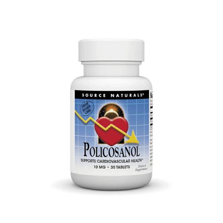 Source Naturals社のポリコサノールは、天然植物ワックスから単離された化合物のブレンドです。