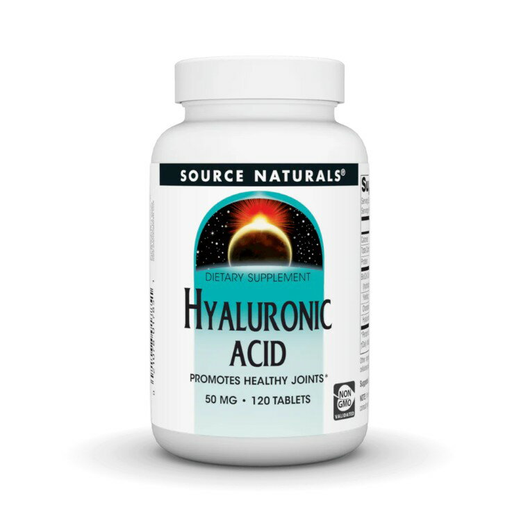 Source Naturalsヒアルロン酸は、特許取得済みのバイオセルコラーゲンを加水分解することで、低分子量ヒアルロン酸、コンドロイチン硫酸、II型コラーゲンペプチドへと変化させます。