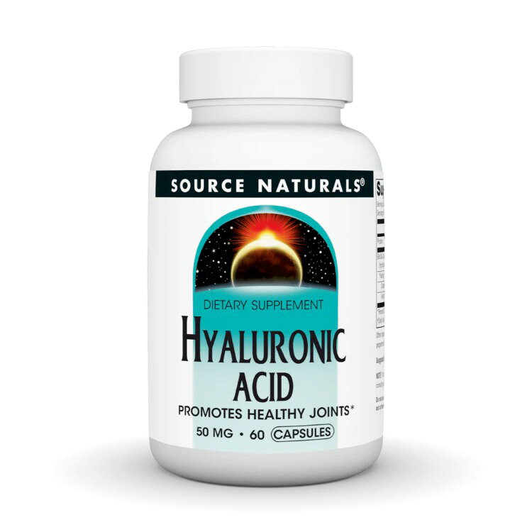 Source Naturalsヒアルロン酸は、特許取得済みのバイオセルコラーゲンを加水分解することで、低分子量ヒアルロン酸、コンドロイチン硫酸、II型コラーゲンペプチドへと変化させます。