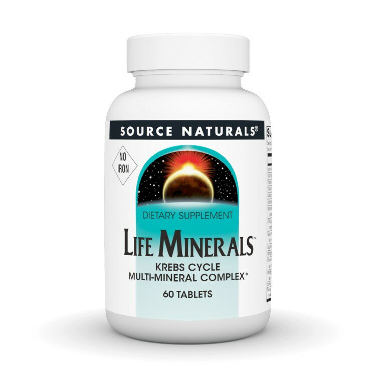 Source Naturals Life Mineralsは、複数のミネラルをまとめて摂取できる、鉄分不使用のマルチミネラルサプリメントです。毎日の食生活で不足しがちなミネラルを手軽に補いたい方や、栄養バランスを意識する方におすすめです。ミ...