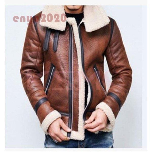 ライダース メンズ レザー ショート丈 フェイクレザー 無地 pu革 秋冬アウター ブラック 黒 大きめ 革ジャン 新作 レザー メンズ ショート丈 大きめ 秋冬アウター商品詳細素材：PU柄：無地袖丈：長袖季節：秋冬カラー：ブラウン、ブラッ...