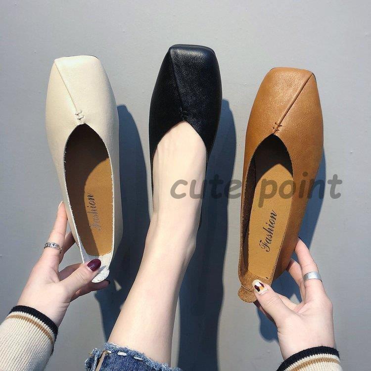 【素材】：PU&amp;amp;amp;ゴム【カラー】：ブラック、ベージュ、キャメル、ブラウン【ヒール高さ】：1.5cm【サイズ】：（約）35＝22536＝23037＝23538＝24039＝24540＝250関連キーワード：スクエアトゥ ...