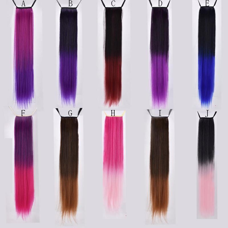 ポニーテール ウィッグ 簡単 つけ毛 ウイッグ ポイント ポニーテール ウィッグ ポイント エクステ 自然 ナチュラル つけ毛 ロング ストレート自分の髪を束ねて、上からポイントウィッグをはさむだけ！クリップも大きめで止めやすいです。手軽に...