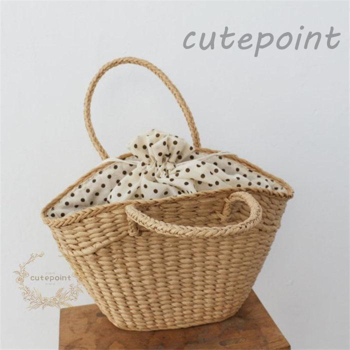 ★ナチュラルなかごバッグが新登場!★女性のリアルな「欲しい！」から生まれたデザイン!★春夏のお出かけに連れて行きたい、爽やかなバッグ!★女子力もアップする!★持ってるだけで大人可愛いかごバッグ!★素材：ポリエステル★カラー：（写真参考）※画...