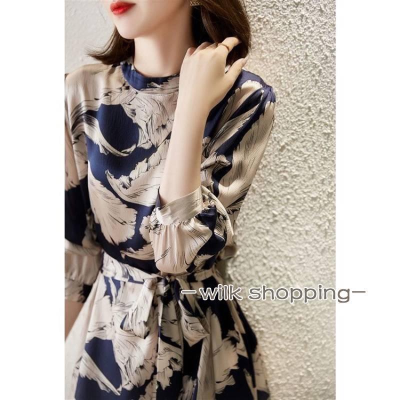 【素材】：ポリエステル【カラー】：写真色【サイズ】：（約）*着丈：115cm(S) 116cm(M) 117cm(L) 118cm(XL)*バスト：98cm(S) 112cm(M) 116cm(L) 120cm(XL)*袖丈：60cm(S)...