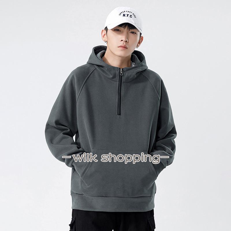 パーカー メンズ 長袖 パーカ ハーフジップ プルオーバーパーカー フード付き 細身 スリム カジュアル 春服 春物 新作[素材]100％ポリエステル[原産国] ※イメージ画像にて着用していますシャツや飾りなどは含みません。※画像の商品はサ...