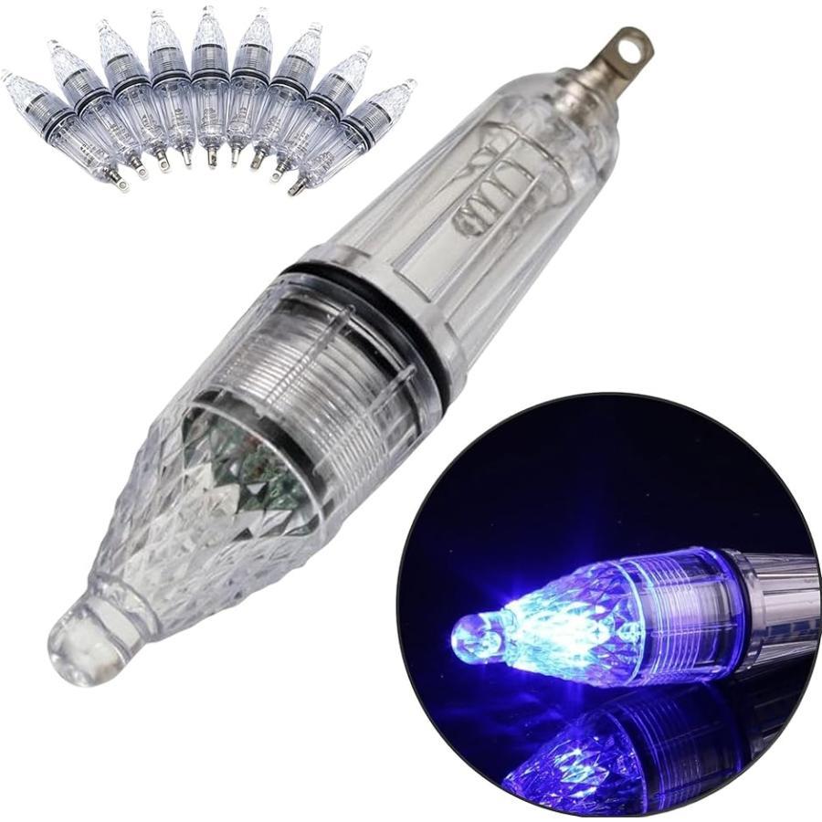 バリエーションコード : 2B2FP1W21WLED水中集魚灯8個セットです。水の中で、色鮮やかなブルーの光が点滅し、様々な魚を引き寄せます。イカ釣りや夜釣りには欠かせないアイテムです。暗い漁港や岸でも重宝します。水中でとキレイに輝き、イカ...