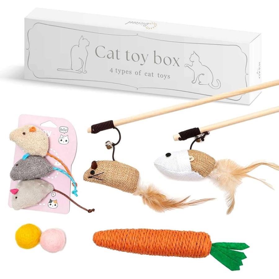「商品紹介」猫じゃらし x2、コロコロボール x2、鼠のぬいぐるみ x3、人参 (大)x1 が揃った 猫の玩具 セットです。「安全品質」使用している 羽根、麻繊維、原木、羊毛、マタタビ などの素材は全て天然素材を使用しています。「天然素材」...