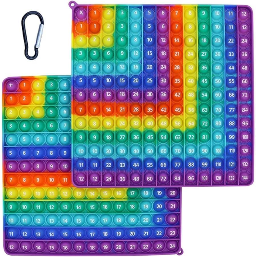 バリエーションコード : 2B9DQUVRNF「プッシュポップ知育玩具」ポコポコと押していたくなる、カラフルで楽しく遊びながら九九と足し算が学べるプッシュポップのおもちゃです。指先も使い遊びの中で思考力を高めることができる、親子でも一緒に学...