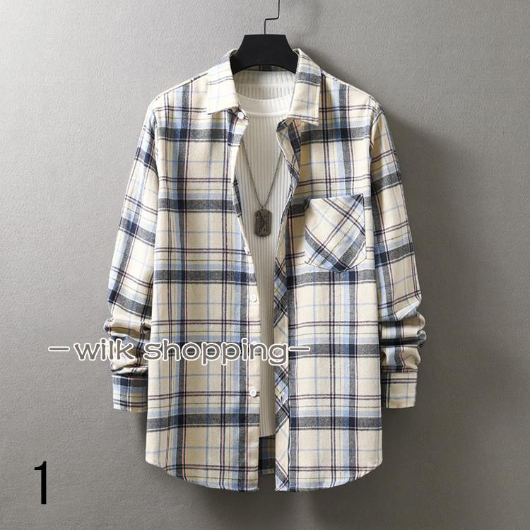 商品カラー：/ブラック/レッド/イーサイズ：/M/L/XL/2XL/3XL【商品説明】春や秋などの涼しい季節にぴったりのカジュアルシャツです。どんなシーンにも無難にきまるチェック柄。そのまま上着としても綺麗にまとまります。カーディガンや前開...