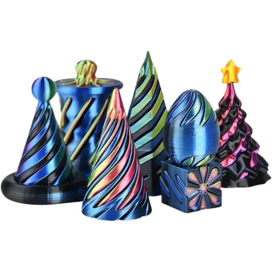 「洗練された3Dプリントデザイン」 不可能ピラミッドの立体構造を3Dプリント技術で再現。見る角度や回転の仕方によって模様が変化し、視覚と触覚の両方を刺激するユニークなフィジェットトイです。「美しいメタリックカラー」 光沢感のあるグラデーショ...