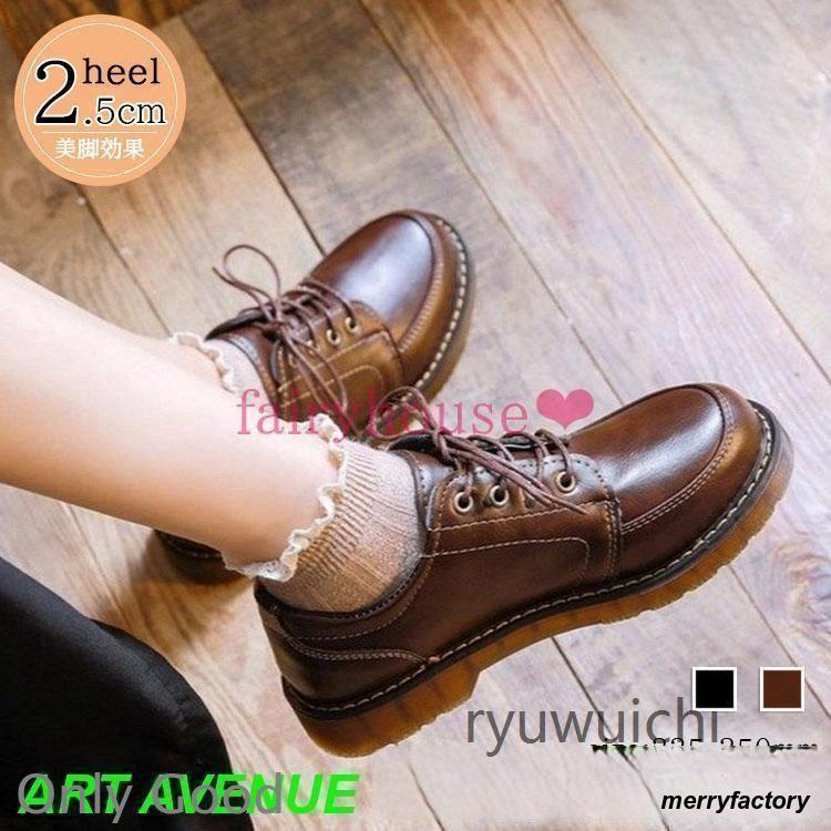 【素材】：PU&;;ゴム【カラー】：ブラック ブラウン【ヒール高さ】：2.5cm【サイズ】：（約）*35＝225*36＝230*37＝235*38＝240*39＝245*40＝250【商品説明】：パンプス 秋靴 ディース レザーシューズ 春...