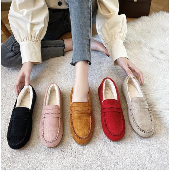 商品情報●素材：ファー＆スエード●ヒール：1CM●状態：新品未使用