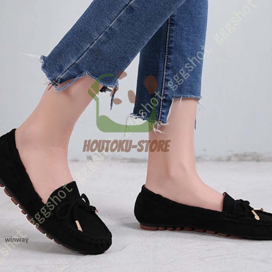 レディース モカシン ドライビングシューズ 厚底 フラット シューズ ぺたんこ 春 秋 冬 秋冬 かわいい おしゃれ 30代 40代 50代 60代 ☆脱ぎ履きしやすくて、☆歩き心地もとっても楽ちんの一足☆無地?軽量?防滑?通気性抜群がポイ...