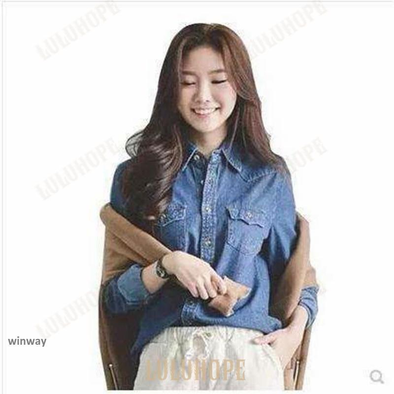 サイズ S M L XLカラー ライトブルー ダークブルーデニムシャツ ブラウス レディース トップス 長袖 デニム注意事項:※ 平置き素人採寸ですので多少の誤差はご容赦下さい。※ モニタ環境によって、商品の色合いが多少違う場合があります。...