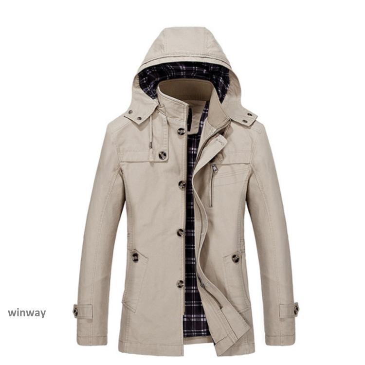 ■商品規格品名：メンズミリタリージャケット生地：コットン裏地：ポリエステル100%スタイル：ファッション季節：春秋冬■アイテム詳細防寒性をプラスした新作ミリタリージャケットがしました。ビジネスシーンでも活躍できる大人のジャケットです。着回し...