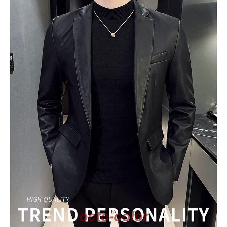 素材：革　ポリエステルカラー：ブラックサイズ：M L XL 2XL 3XL 4XL 5XL生産国：中国注意事項：※ご利用のモニターにより、環境や光の加減によって、若干色が異なる場合がございます。予めご了承くださいませ。※機械による生産過程に...