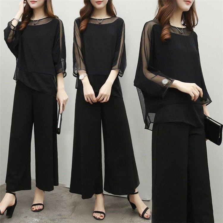 シースルーがフェミニンなパンツドレスです。【素材について】綿　ポリエステル