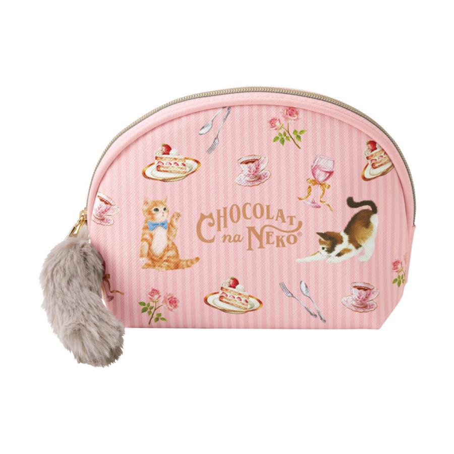 ■　商品紹介まるでスイーツのように甘く、愛らしい表情の猫たちがチョコレートになりました。 ポーチの中には、いちご、ミルク、ホワイト3種類のプレーンチョコレートが入っています。■　賞味期限2026年5月15日■　アレルギー物質一部に乳成分、大...