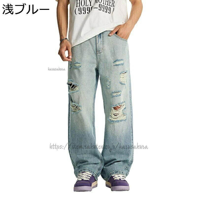 説明▼特色について▼▼適用シーンについて▼▼注意事項について▼▼ご安心ください▼デニムパンツ ダメージ加工 ジーンズパ メンズファッション 早い者勝ち S M L XL 2XL 3XL 4XL