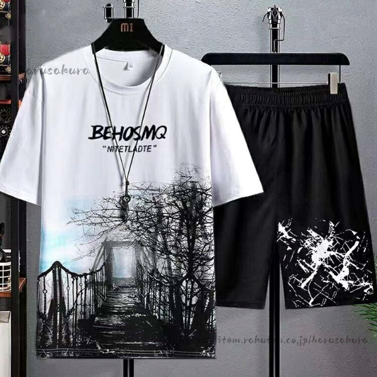 19タイプM 〜 5XLスポーツ、ランニング、フィットネス、部屋着メンズ半袖上下セット サイズM L XL 2XL 3XL 4XL 5XLサイズについての説明M適応身長160-165cm 適応体重50-57.5kg L適応身長165-170...