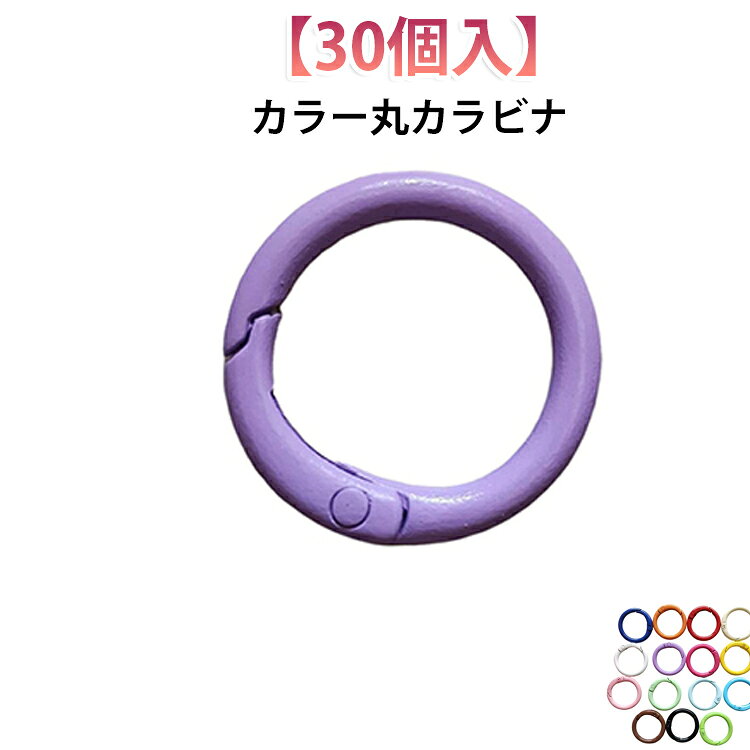 30個入り・20色展開で、作品づくりの幅が広がる丸型カラビナセットです。約24mm×約24mmのコンパクトサイズで、キーホルダーやバッグチャーム、ネームタグなどに使いやすい設計です。軽量で扱いやすく、ハンドメイド初心者からプロまで幅広く活用...