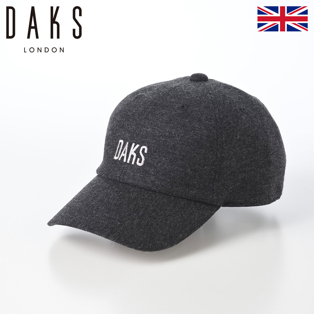 ■別のカラーはこちらブラウン仕様 カラー：チャコールグレー ブランド：DAKS（ダックス）／イギリス 素材：毛49％、ポリエステル25％、レーヨン13％、ナイロン10％、ポリウレタン3％ つばの広さ：約7.5cm 重さ：約80g バックデザ...