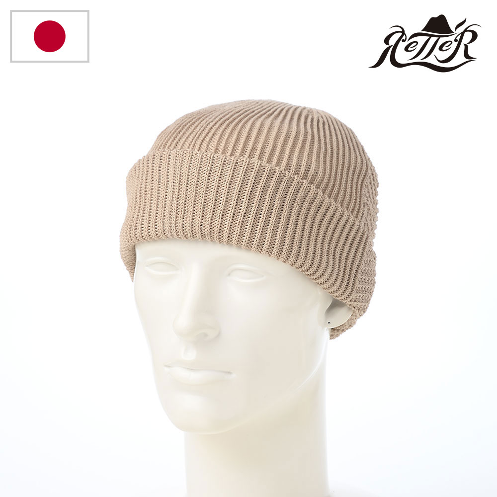 ■別のカラーはこちらネイビーカーキグリーンブラックグレー仕様 カラー：ベージュ ブランド：RETTER（レッター）／日本 素材：綿100％ タテ長さ：約15.5cm／ヨコ長さ：約19.5cm 重さ：約50g 日本製 着用シーズン：通年 ■ ...