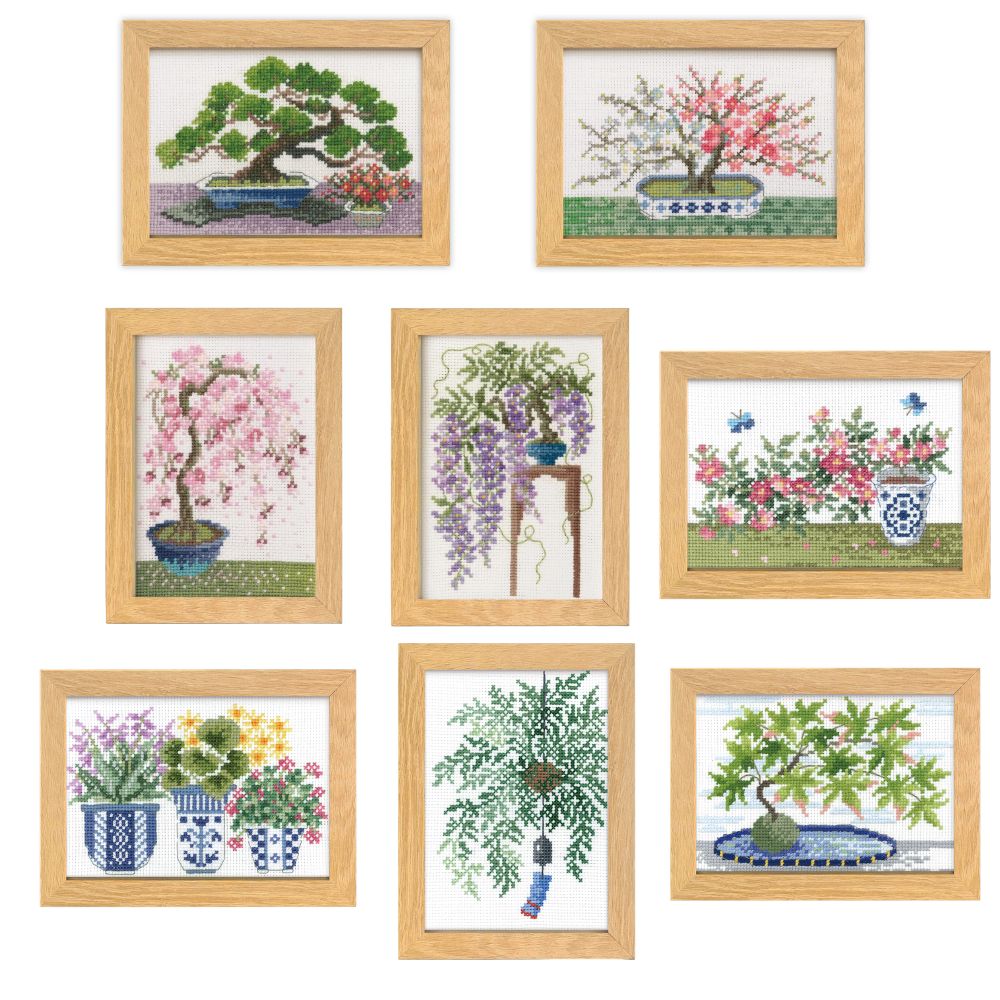 クロス・ステッチキット「12ヵ月シリーズ」に新シリーズが登場！ 『12ヵ月のBONSAI』は1月から12月までそれぞれ季節に合わせた樹木の「盆栽」をテーマとしたシリーズです 壁掛け・スタンド兼用できる専用フレーム付 ■備考 こちらはお取り寄...