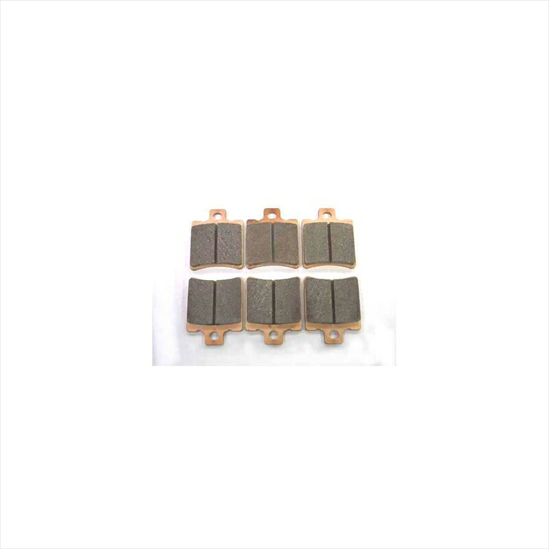 ■メーカー名：BERINGER(ベルリンガー) ■メーカー品番：2547S6 ■JAN：4547567765783 ・適合車種：6POT 6PAD用 タイプ：ストリート 仕様：シンタードパッド 内容量[数量]：6枚 対応キャリパー：6POT...