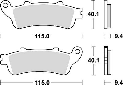 【KITACO】キタコ SBSブレーキパッド 722LS ST1100 A-6■カタログ品番：P025-4073■メーカー品番：777-0722030■JAN：4990852046157適応車両：ST1100 A-6 タイプ ： ストリート...
