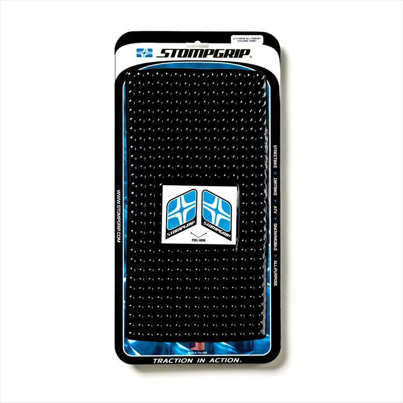 ■メーカー名：ストンプグリップ■メーカー品番：33-10-0001BSTOMP GRIPは世界各国のトップレーサー、トップスタントライダーに愛用されています。日本のサーキット、ストリートでも大好評。STOMP GRIPの愛用者は世界中で激増...