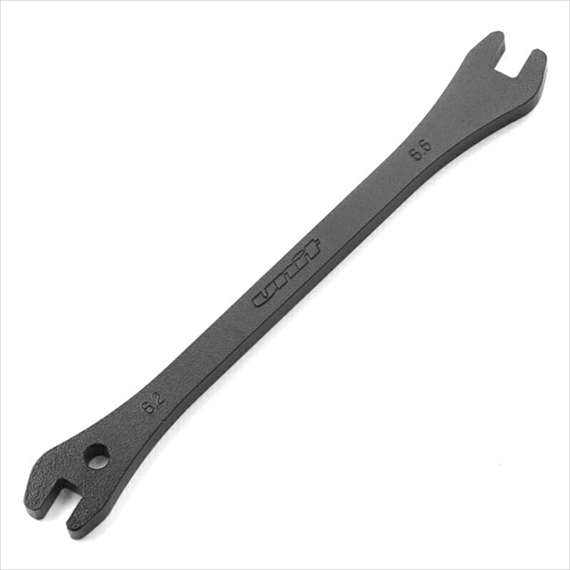 ■メーカー名：ユニット■メーカー品番：G2104前後ホイールで異なるニップルサイズにも一本で対応し、ニップルに合わせた使いやすいサイズに設計。6mm厚スチール材を高精度にワイヤーカットで切り出し、高負荷をかけてもなめにくい。Z-WHEEL製...