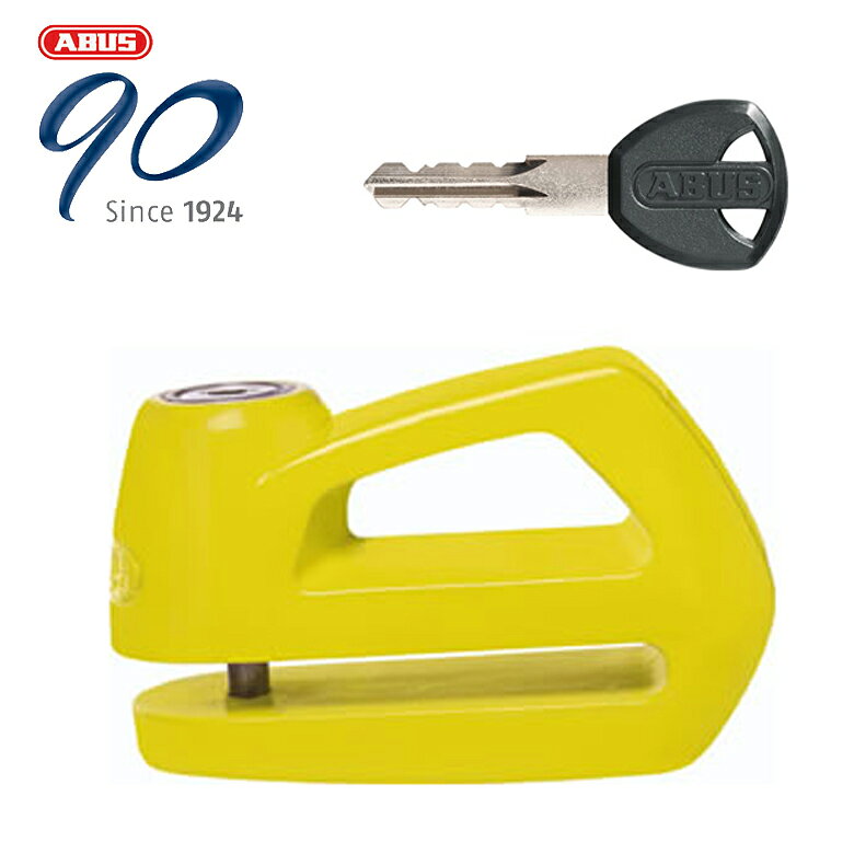 【ABUS（アブス）】【防犯】Brake Disc Locks Element 285 ディスクロック【285 Element yellow】 10/5mmスチールボルト採用！ プッシュダウンロックシステム採用！ ハンディーサイズ！ ・超軽...