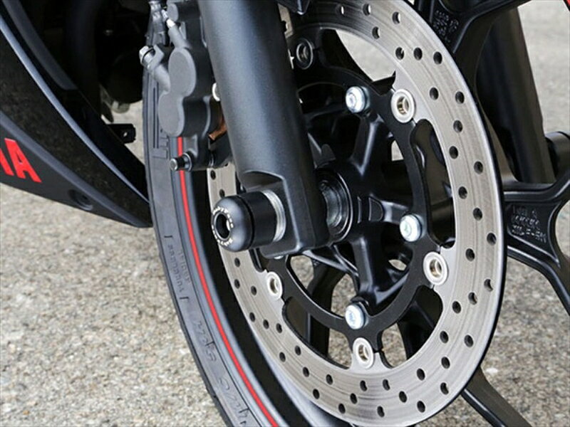 【BABYFACE】ベビーフェイス アクスルプロテクター フロント BLK YZF-R25 15-17■カタログ品番：P063-4673■メーカー品番：006-AY006BK■JAN：4589981470867適応車両：YZF-R25 15...