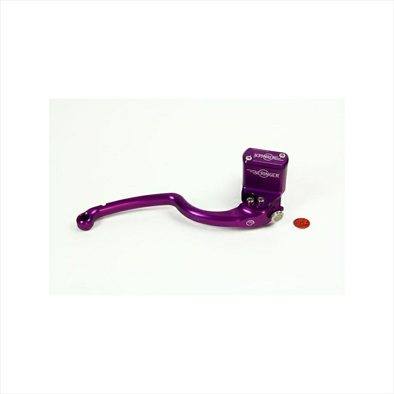 ■メーカー名：BERINGER(ベルリンガー) ■メーカー品番：BRO-10-4P ■JAN：4547567797487 ・適合車種：ミリバー用 タイプ：ストリート4フィンガーレバー カラー：パープル サイズ：レバー長20cm 重量[グラム...