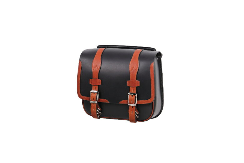 【DEGNER(デグナー)】デグナー サドルバッグ 12L BK CA■カタログ品番：P093-3111■メーカー品番：SB-80■JAN：4524486083112適応車両：BK／CA ◆カラー：ブラック/キャメル ◆素材：牛革(天然タン...