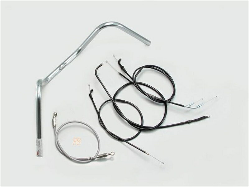 【HURRICANE(ハリケーン)】HURRICANE 200アップ1型 ハンドルSET■カタログ品番：■メーカー品番：H709-010C■JAN：4936887637953適応車両：バリオスII 付属 スロットル・クラッチ・チョークケーブ...