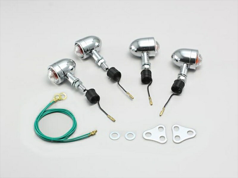 【HURRICANE(ハリケーン)】HURRICANE ミニブレットウインカーkit■カタログ品番：■メーカー品番：HA5303C-02■JAN：4936887015690適応車両：SR400(10-18 FI車)_SR400/500（88...