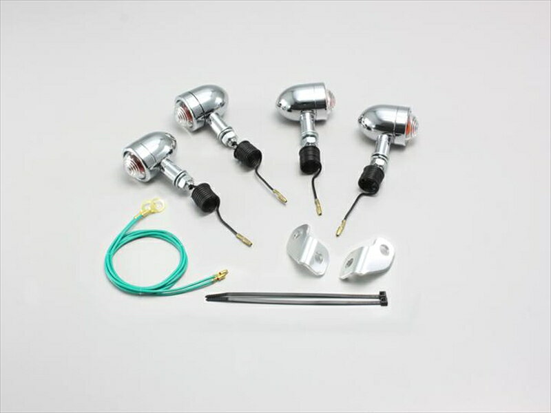 【HURRICANE(ハリケーン)】HURRICANE ミニブレットウインカーkit■カタログ品番：■メーカー品番：HA5306C-02■JAN：4936887015751適応車両：FTR223（-07 MC34-1599999迄） アンダ...