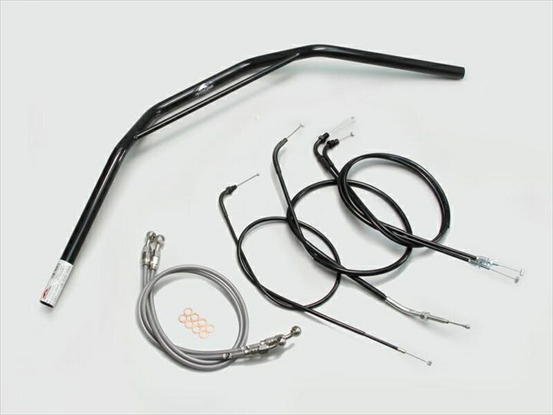 【HURRICANE(ハリケーン)】HURRICANE トラッカーHIGH ブリッジ付 ハンドルSET■カタログ品番：■メーカー品番：H010-031B■JAN：4936887662016適応車両：CB400SF（-98 NC31） 付属 ...