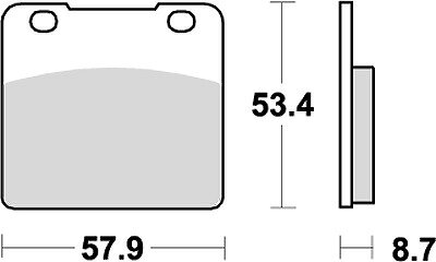 【KITACO】キタコ SBSブレーキパッド 577HS RG500γ■カタログ品番：P025-3955■メーカー品番：777-0577020■JAN：4990852044962適応車両：RG500γ タイプ ： ストリートエクセル 素材 ...
